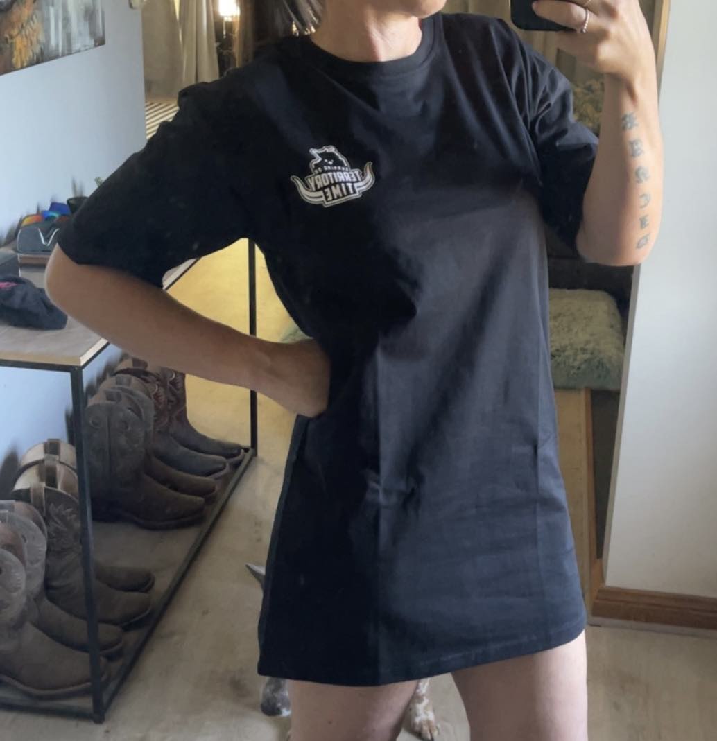 TERRITORY TIME SIGNATURE T-SHIRT DRESS – Not Today, Not Tomorrow