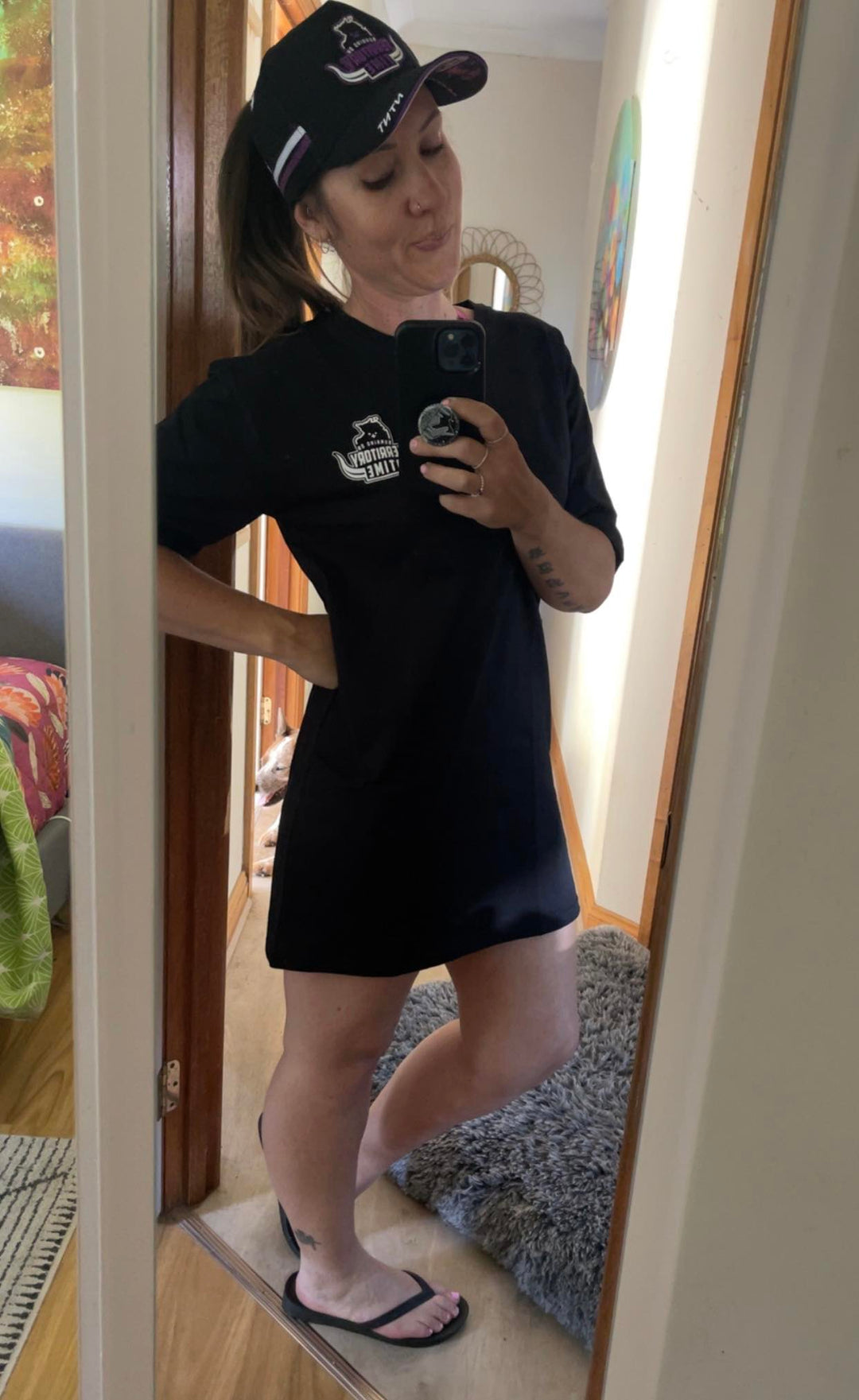TERRITORY TIME SIGNATURE T-SHIRT DRESS – Not Today, Not Tomorrow