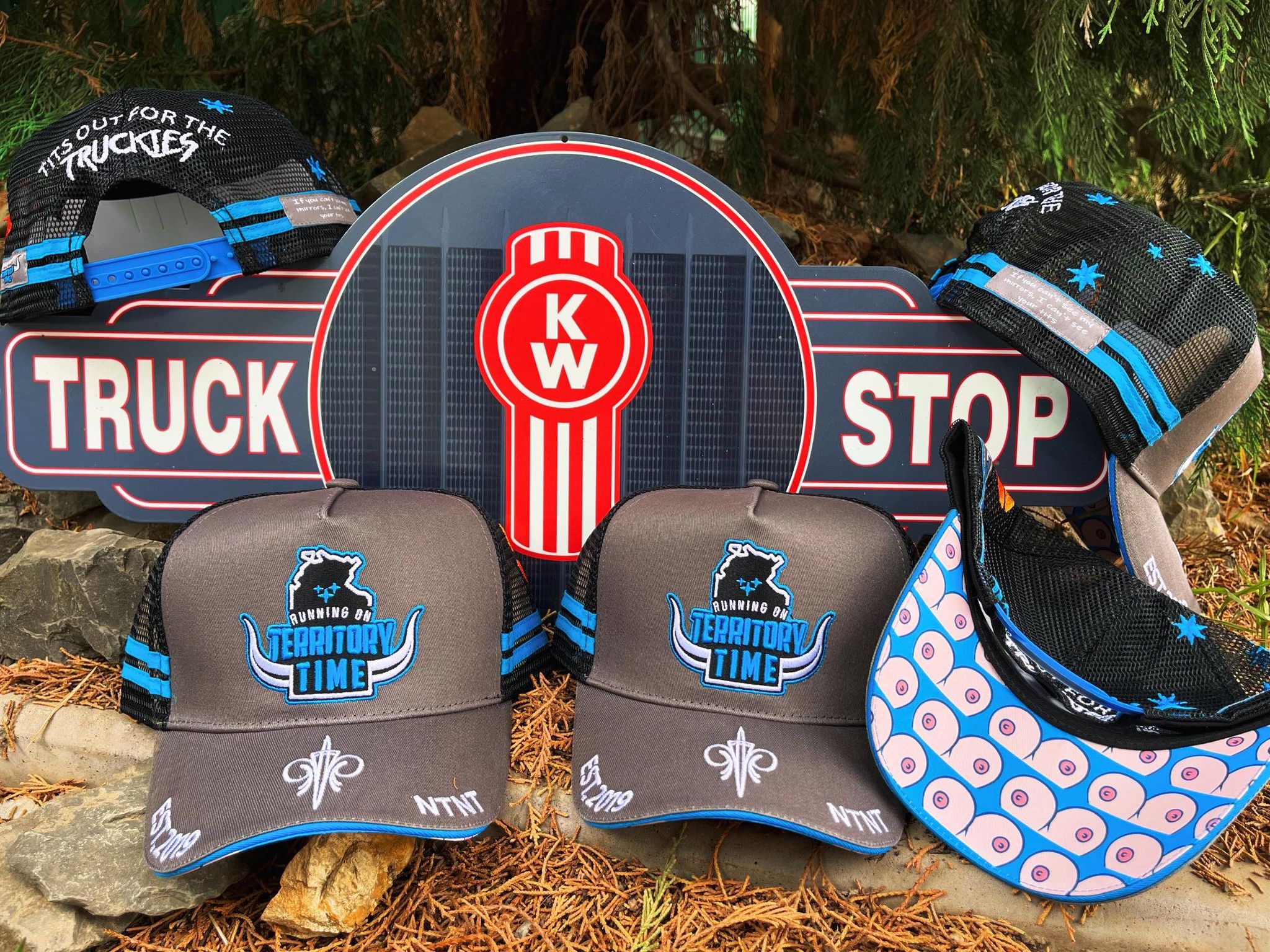 TERRITORY TIME "Tits Out for the Truckies" HAT – Not Today, Not Tomorrow