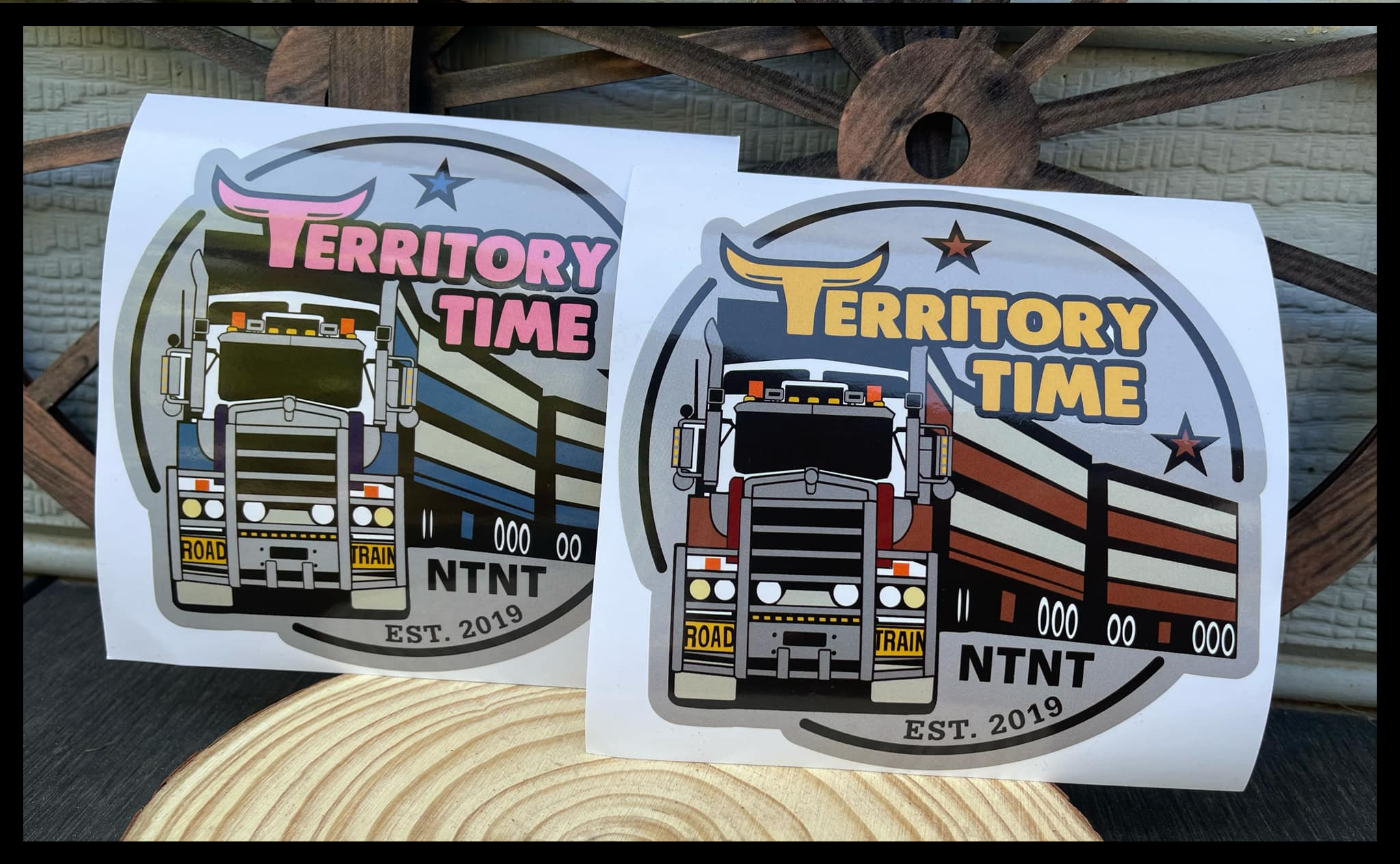 TERRITORY TIME STOCK CRATE STICKER – Not Today, Not Tomorrow