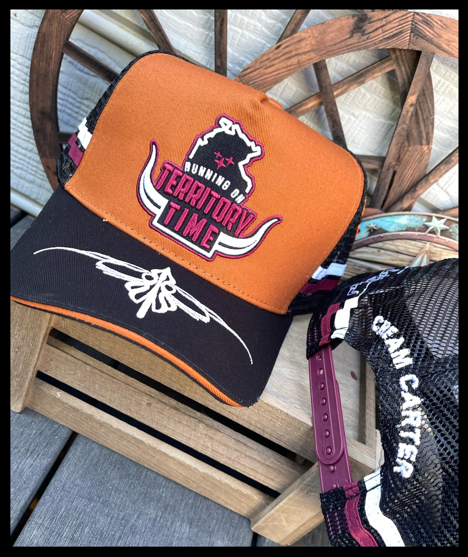 TERRITORY TIME "Cream Carter" HAT - Brown – Not Today, Not Tomorrow