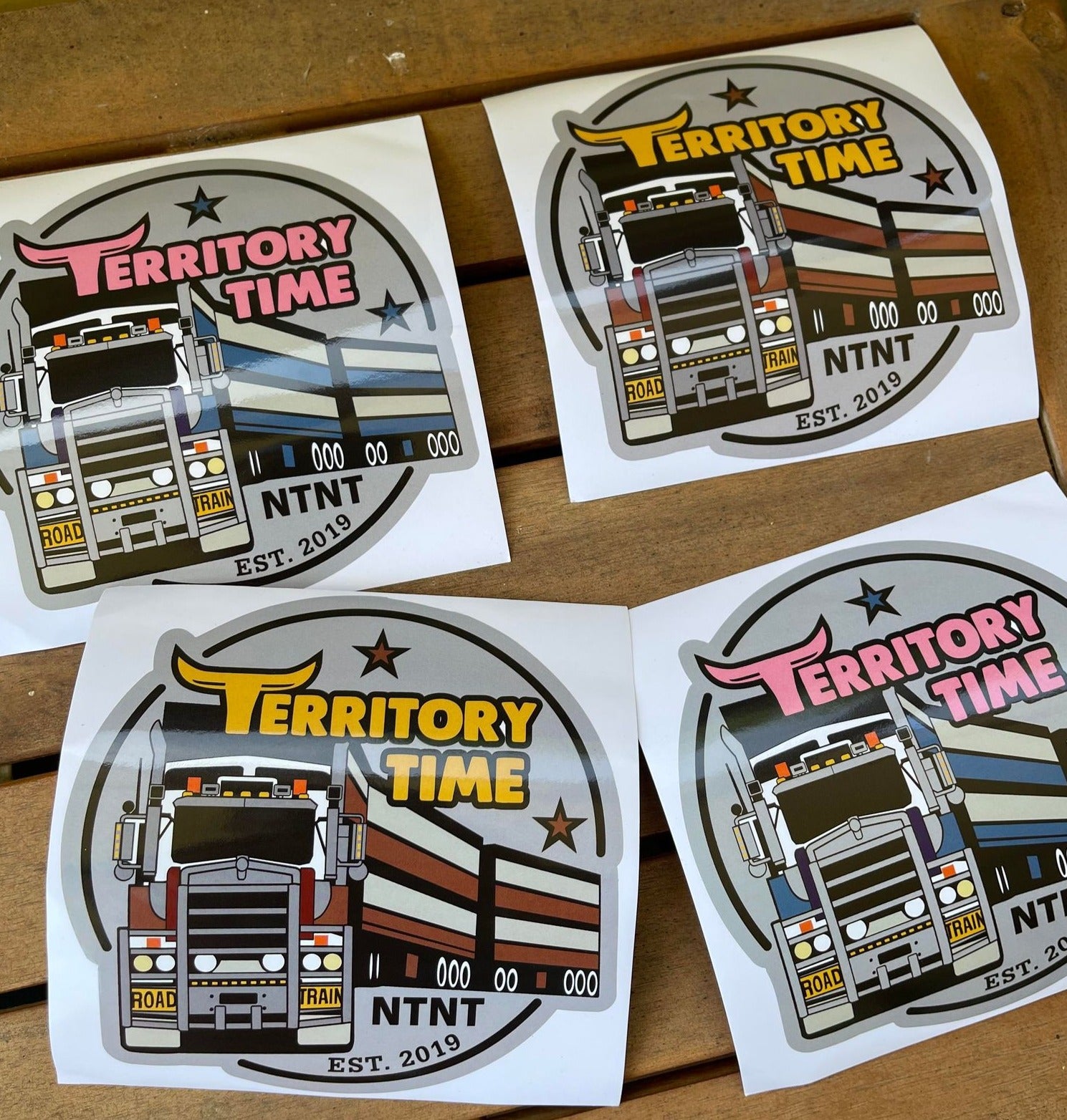 TERRITORY TIME STOCK CRATE STICKER – Not Today, Not Tomorrow